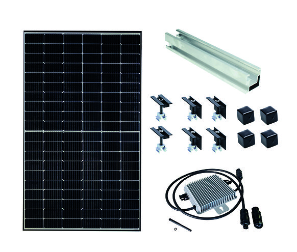 Ratiodämm Balkonkraftwerk Solaranlage Photovoltaik Schrägdach-Set 600W ...